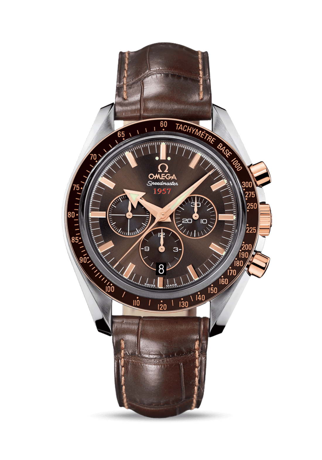 Omega Speedmaster Broad Arrow Steel & 18K Rose Gold - Astral