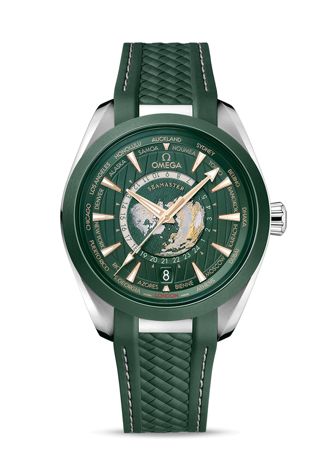 Omega Seamaster Aqua Terra 150M GMT Worldtimer 43mm - Astral