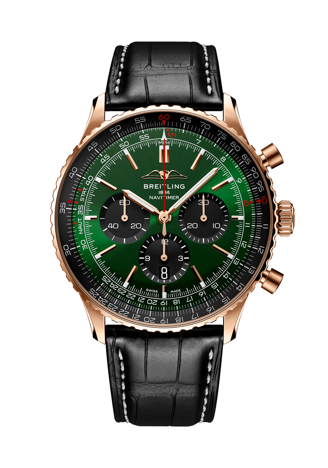 Breitling Navitimer B01 Chronograph 46 18K Gold - Astral Watches & Jewelry